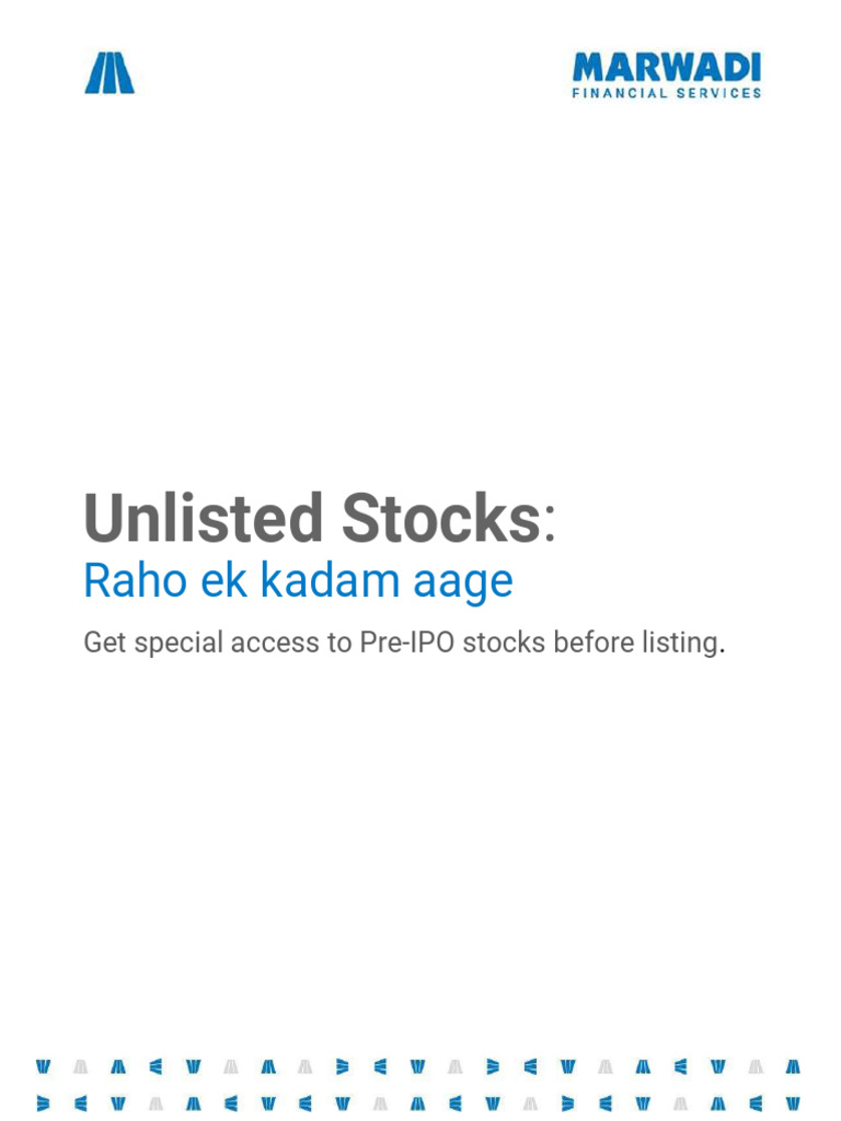 Unlisted Shares List | PDF