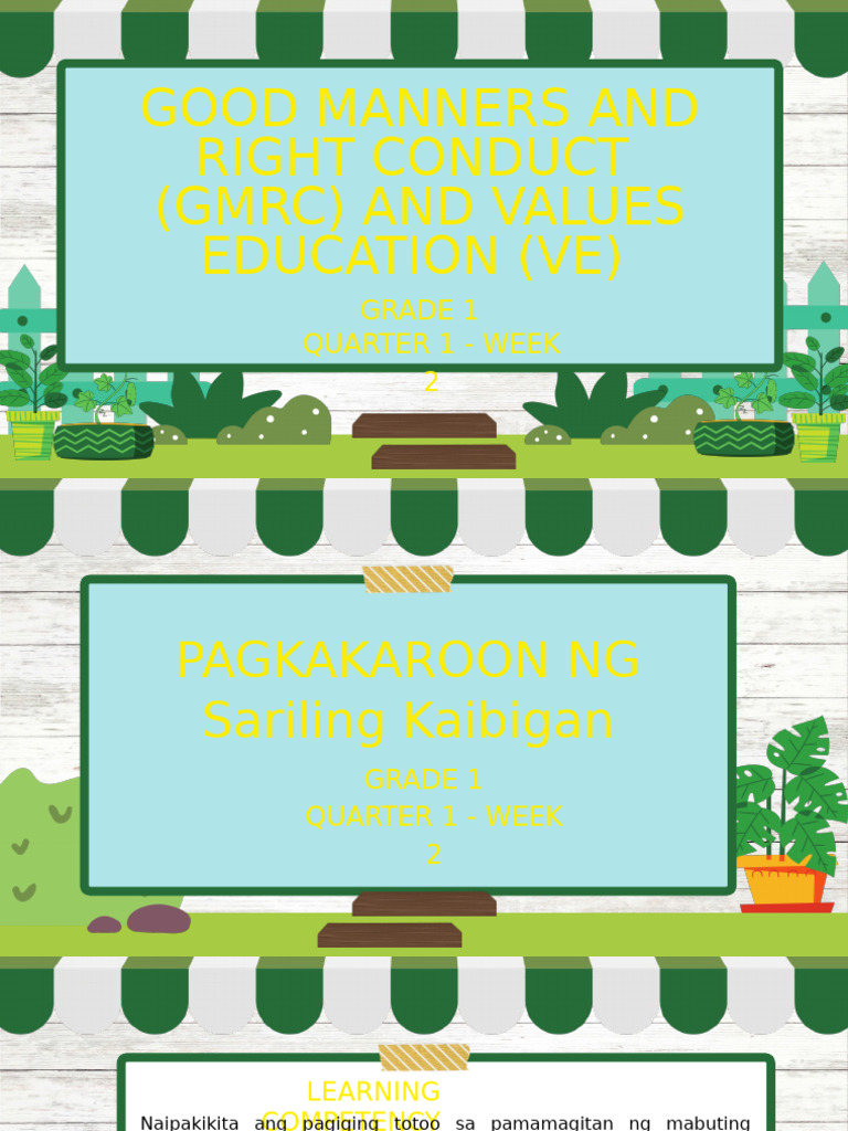 GMRC 1 - Quarter 1 - Week 2 | PDF