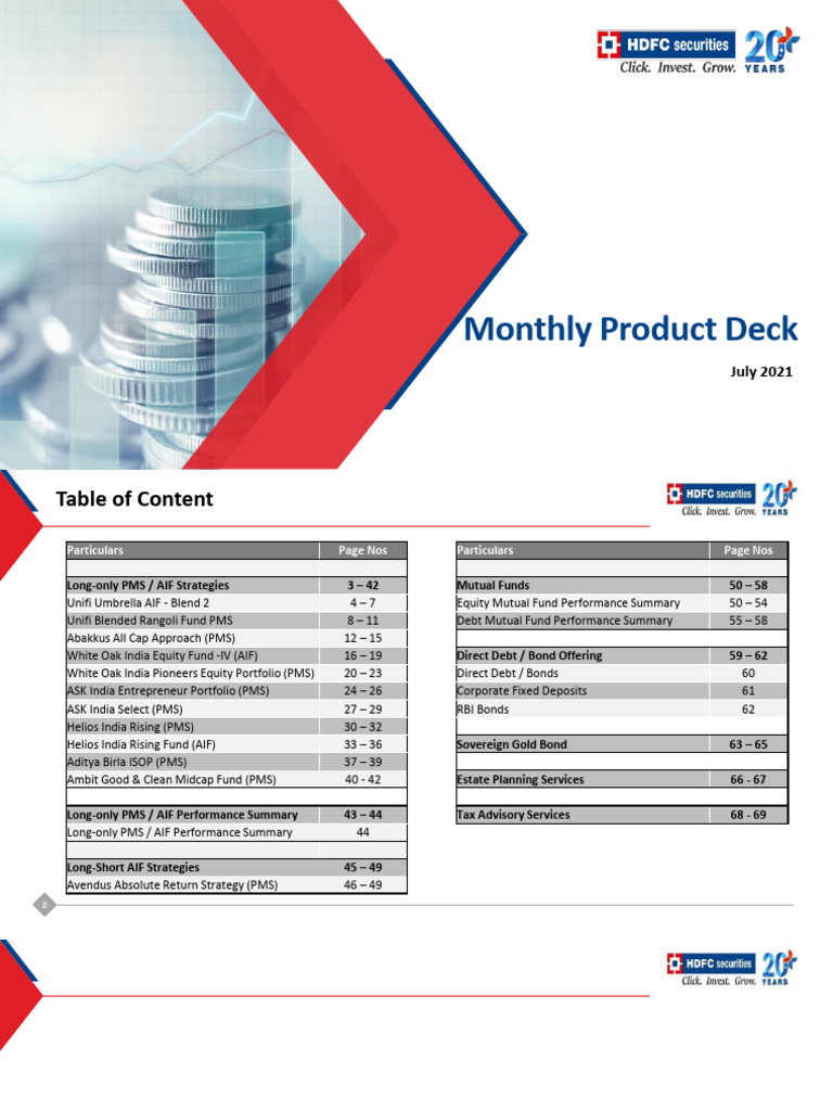 Monthly Product Deck July-21-202107140943030228256 | PDF