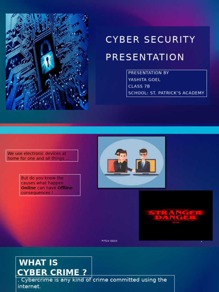 Cyber Security Presentation | PDF