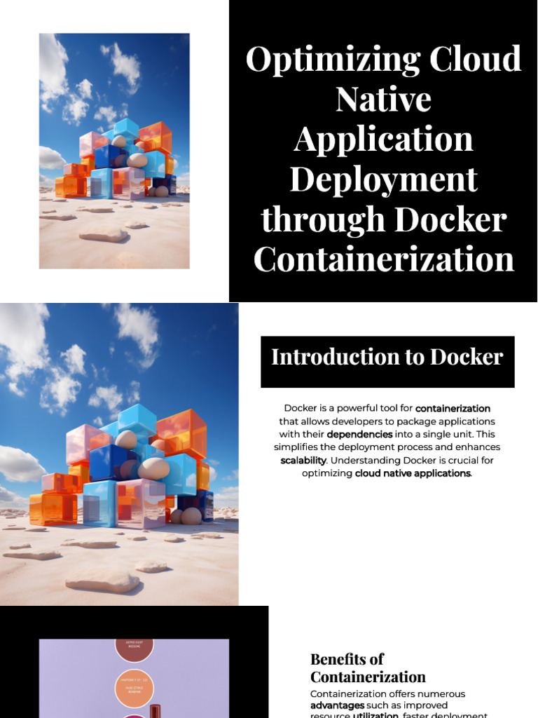 Docker Containerization For Deployment of Cloud-Native Applications | PDF