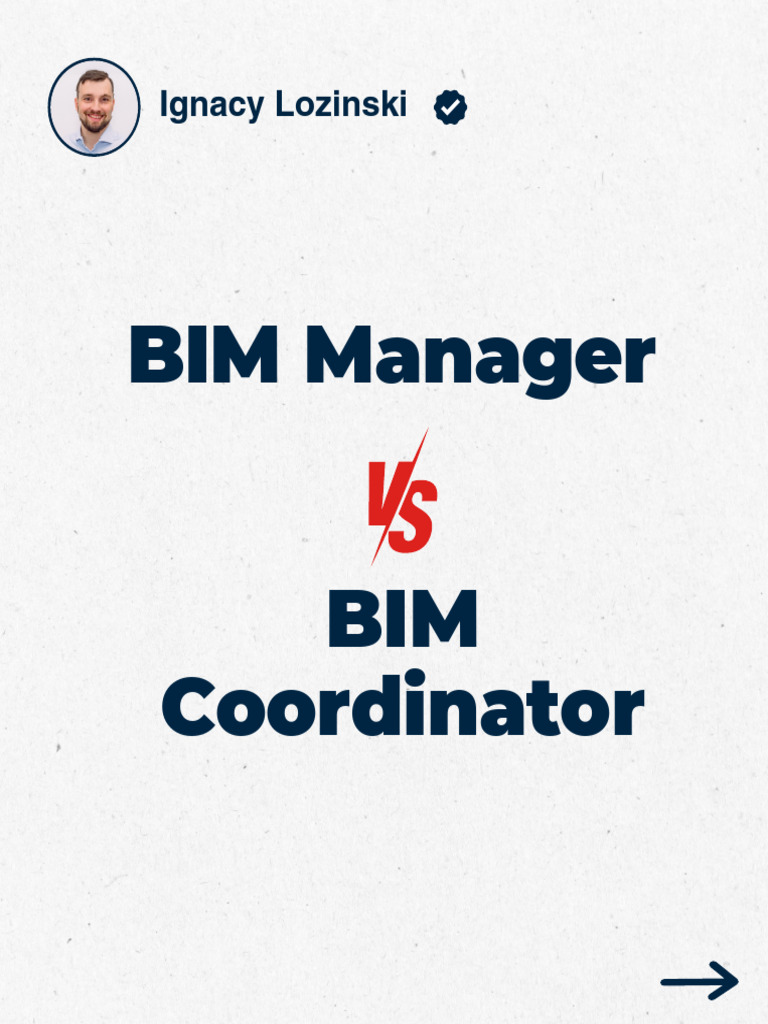 BIM Manager vs Coordinator Roles | PDF | Building Information Modeling ...