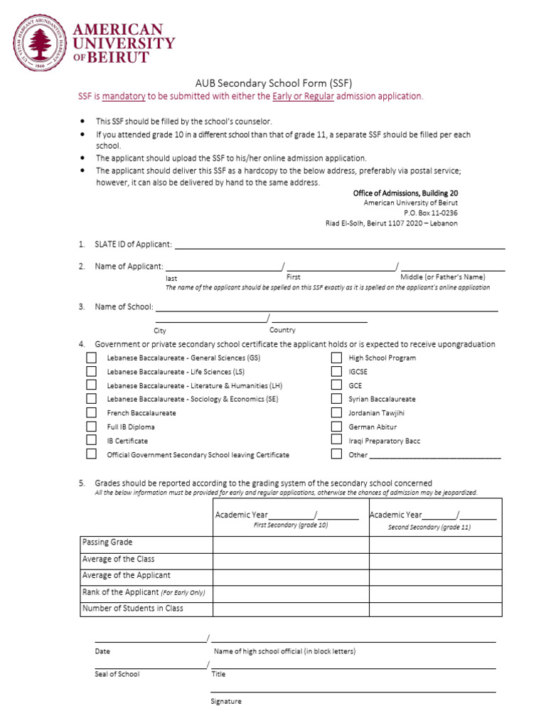 Secondary School Records Form 3 | PDF