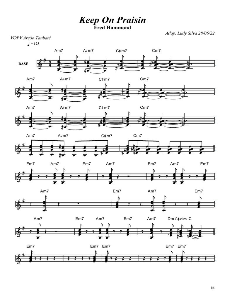 Keep On Praisin - BASE | PDF