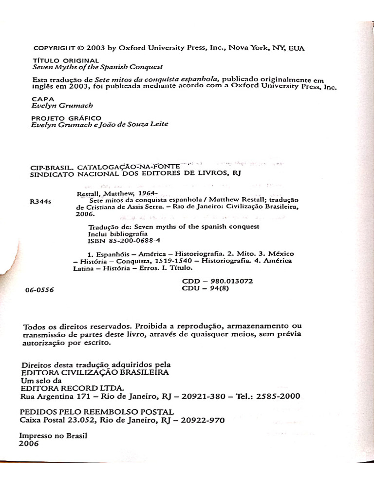 Restall. O Mito Da Desolação Nativa. P. 179-219 | PDF