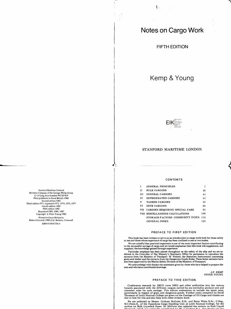 Cargo Notes KempYong | PDF