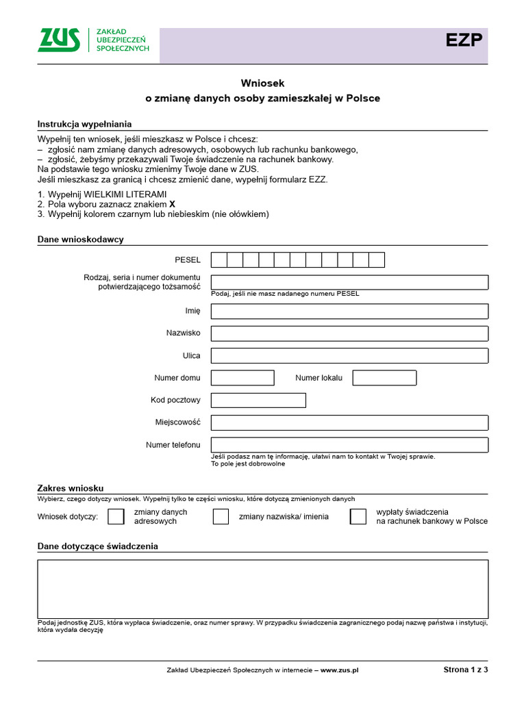 EZP - Do Pobrania I Wydruku | PDF