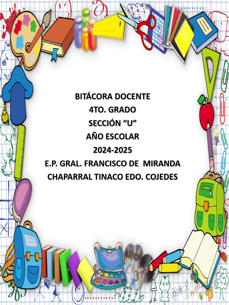 Bitacora Portada-1 | PDF