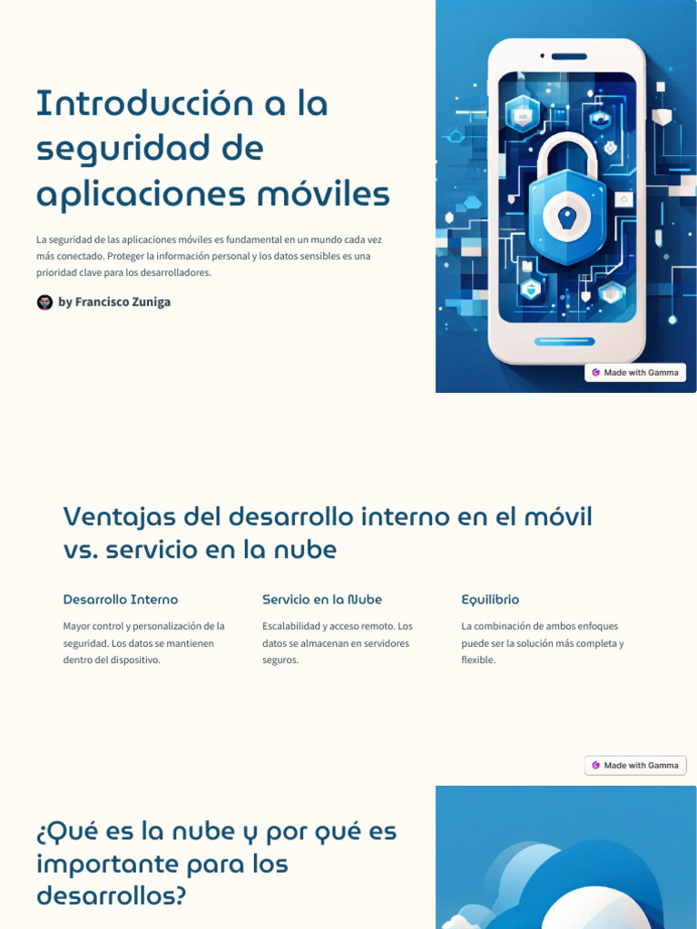 Desarrollo Moviles - Nube 101 | PDF