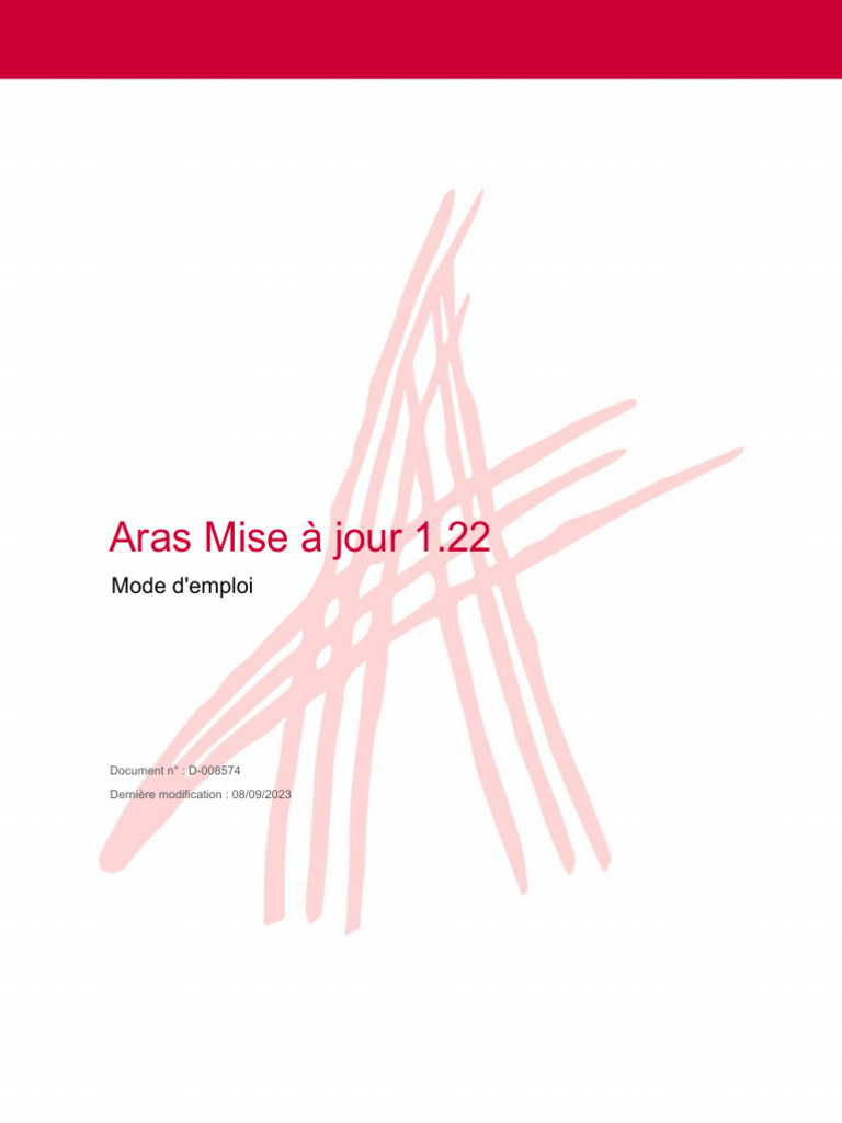 Aras Update User Guide | PDF