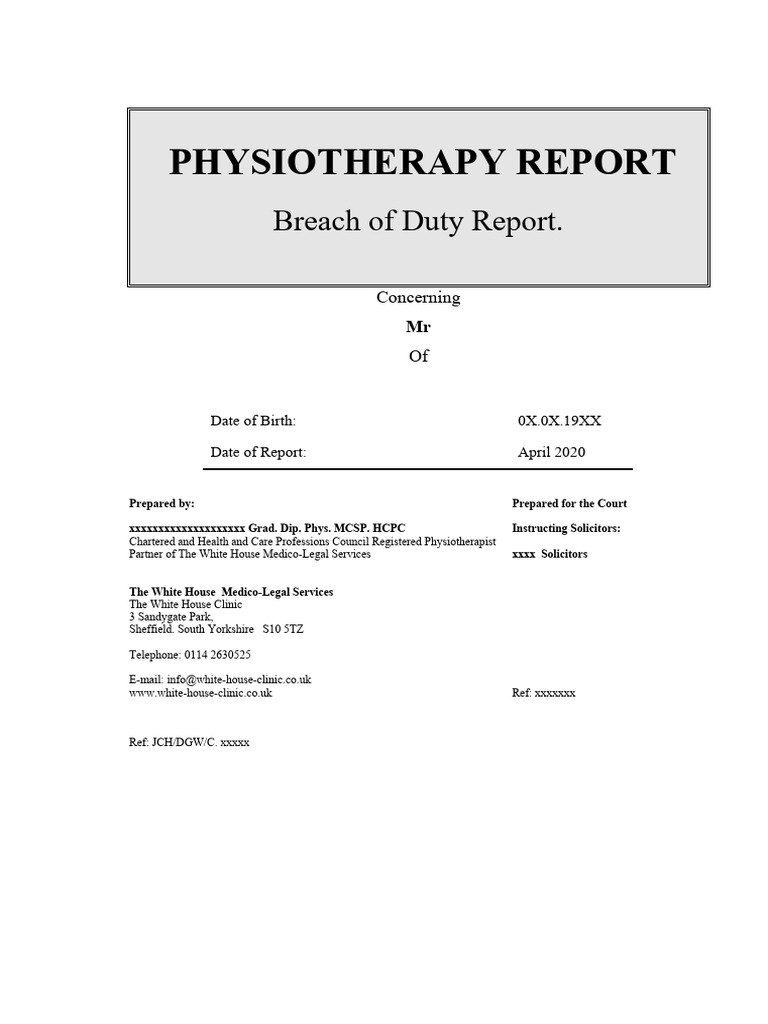 Physiotherapy | PDF