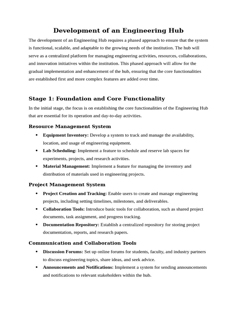 Engineering Hub | PDF