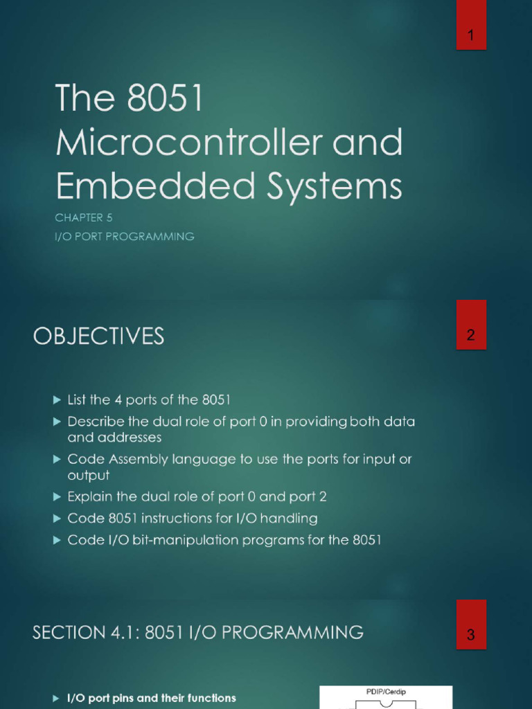 IO Port Programming | PDF