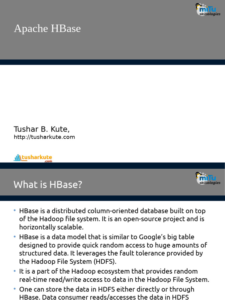 Apache HBase | PDF
