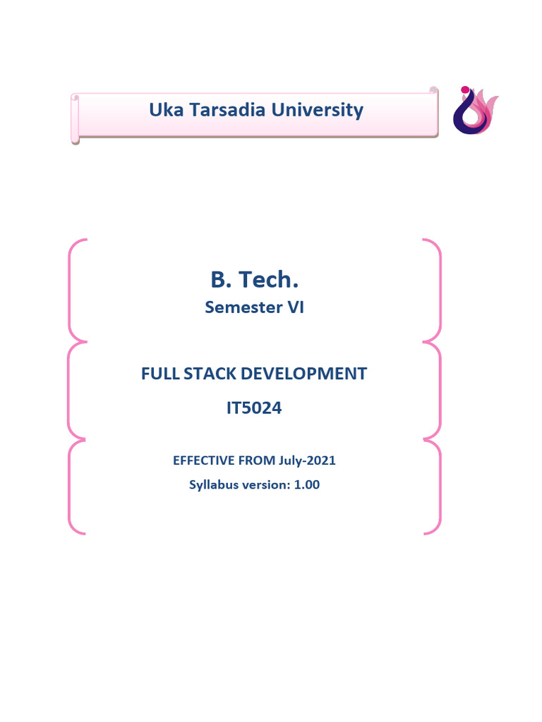 IT5024 - Full Stack Development | PDF