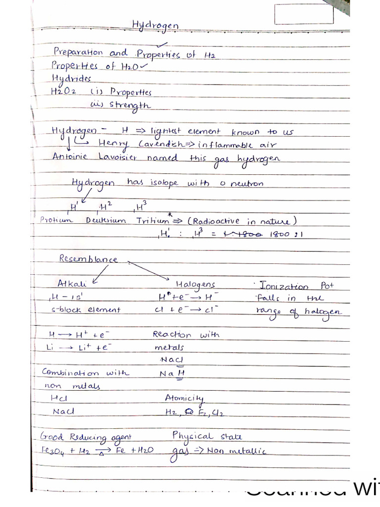 Hydrogen | PDF