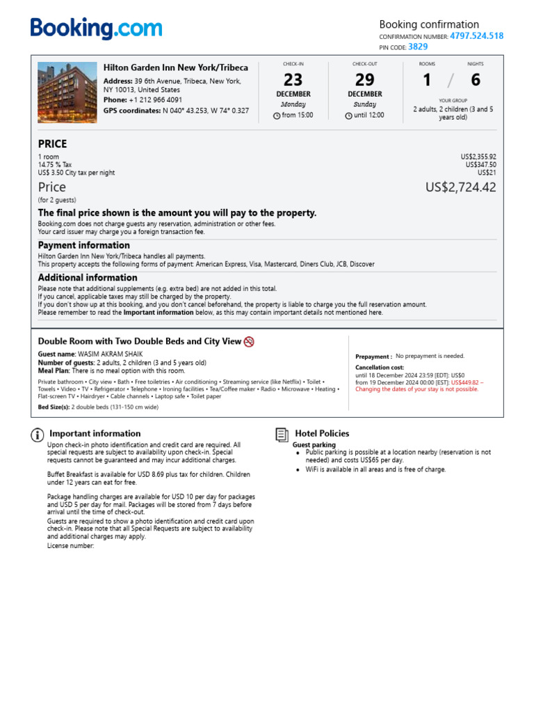 Confirmation-1 | PDF