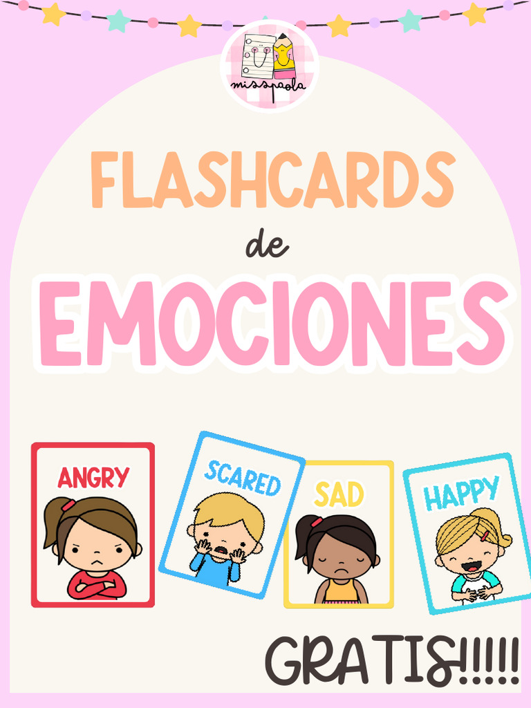 Flashcards Emociones | PDF | Arte