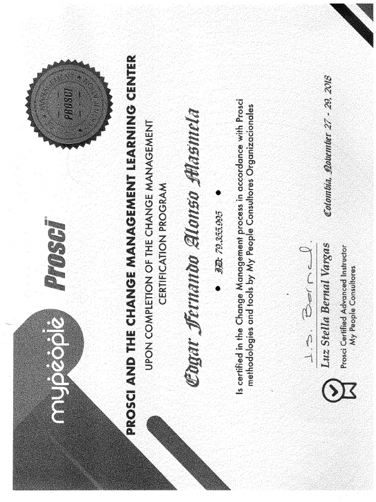 ADKAR - Prosci - Change Management | PDF