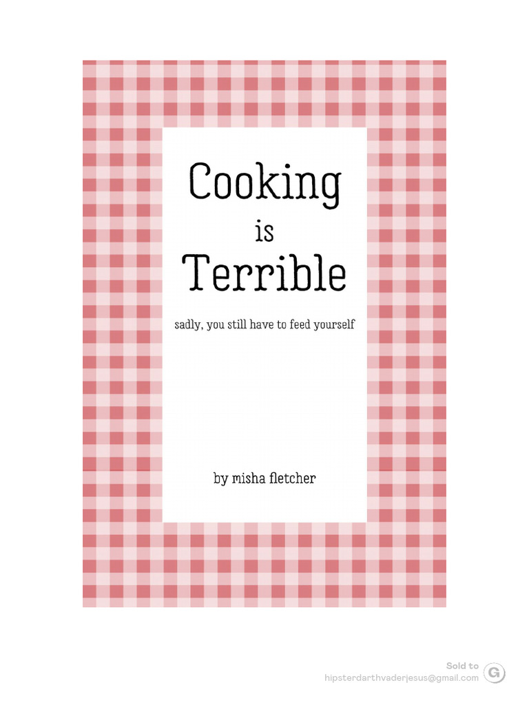 Cooking in Terrible | PDF