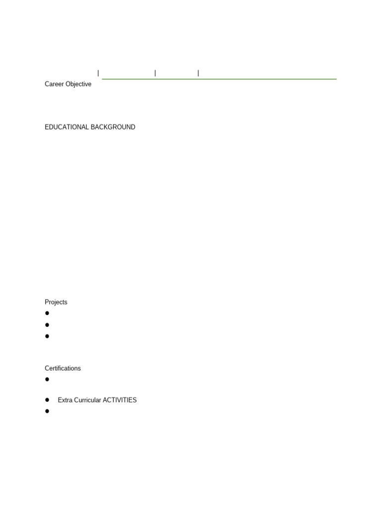 ATS Basic HR Resume | PDF