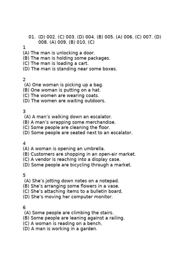 Trans - Test 01 Part 1 | PDF