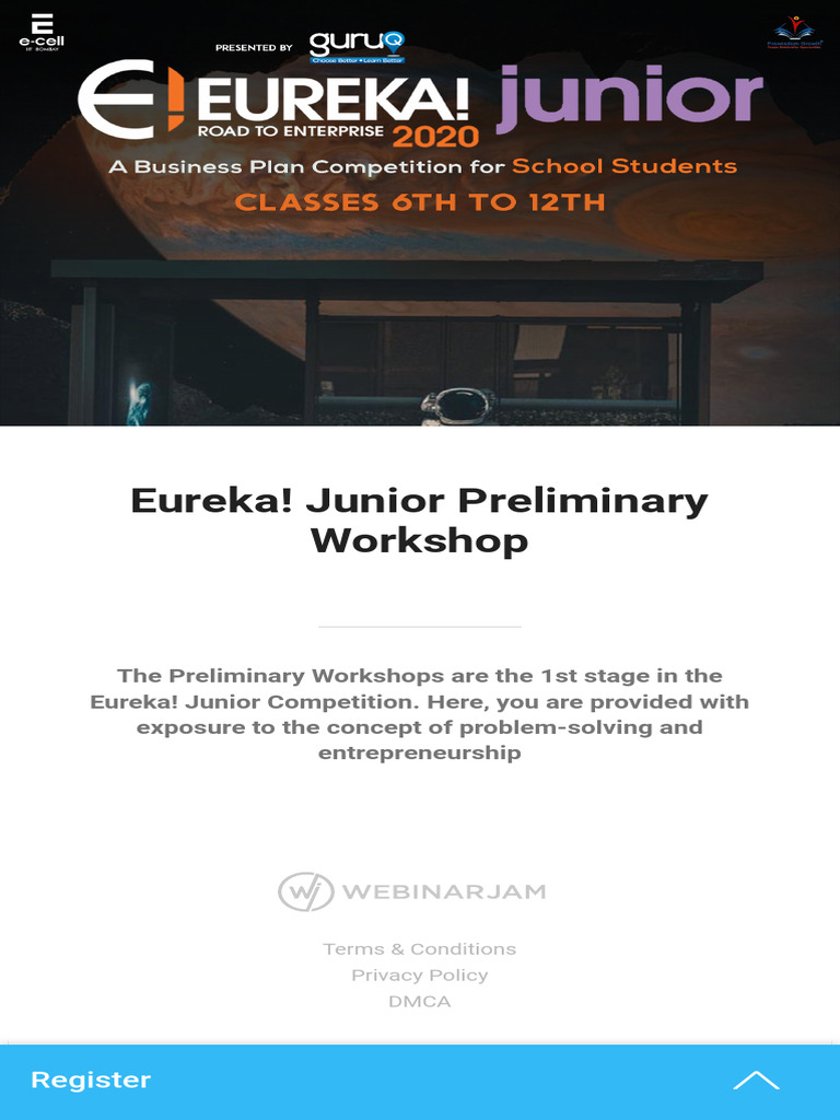 Eureka! Junior Preliminary Workshop | PDF
