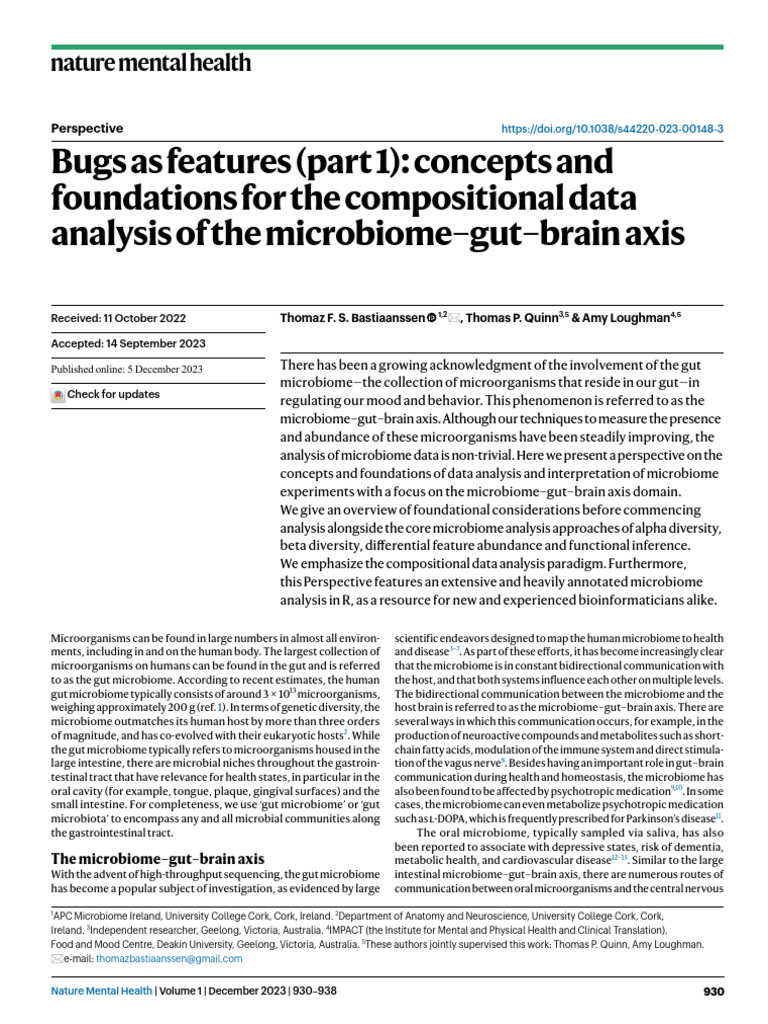 Bugs As Features (Part 1) : Concepts and Foundations For The ...