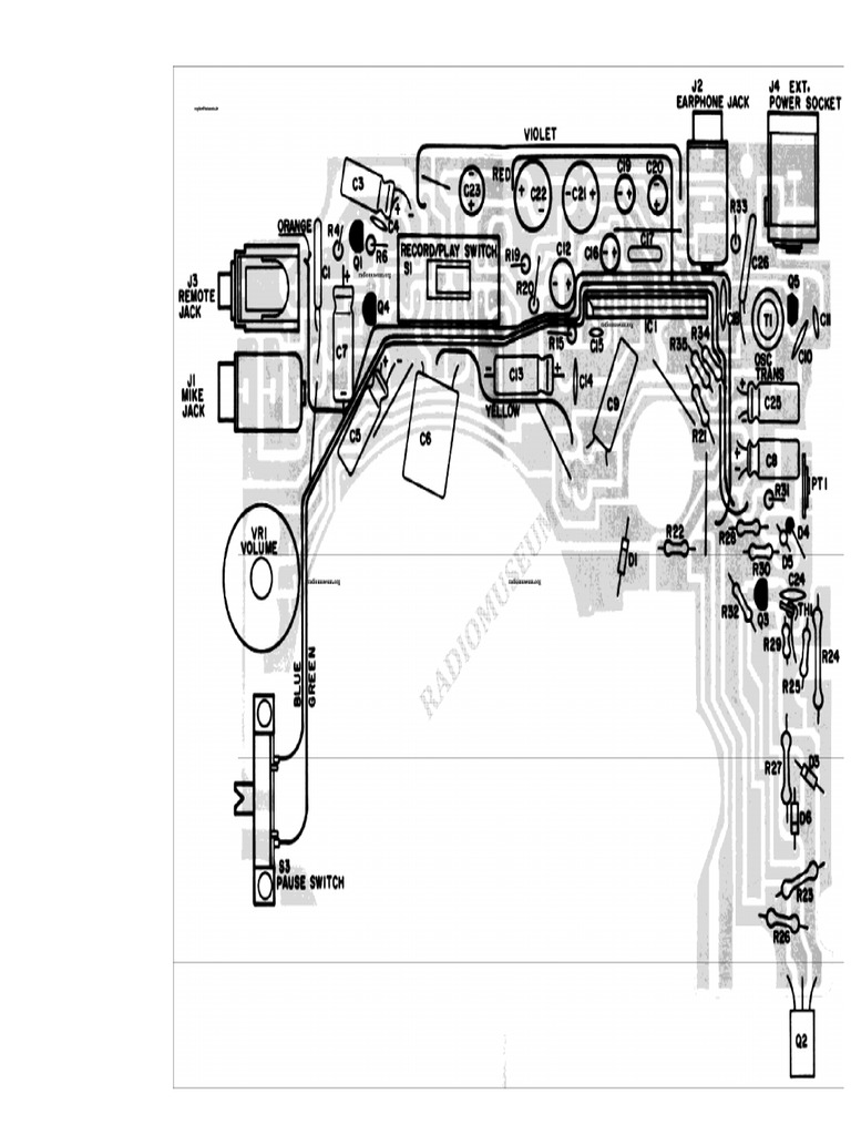 Sanyo M-1150 Schematic 3 | PDF