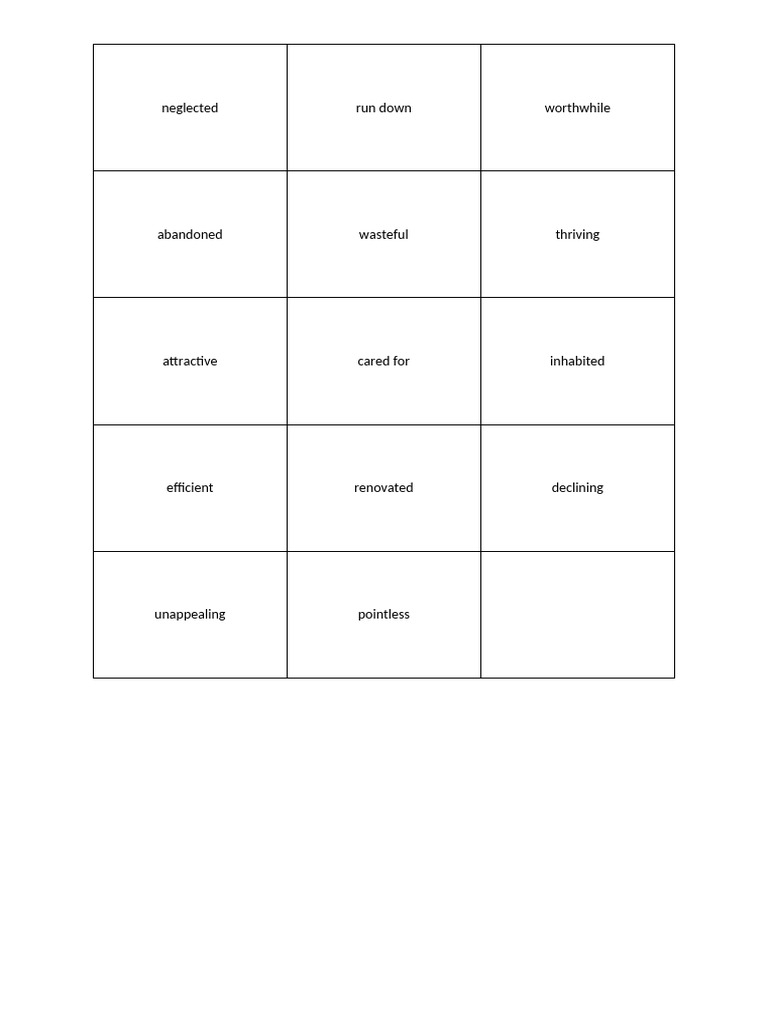 Lesson Urban Stories Vocabulary | PDF