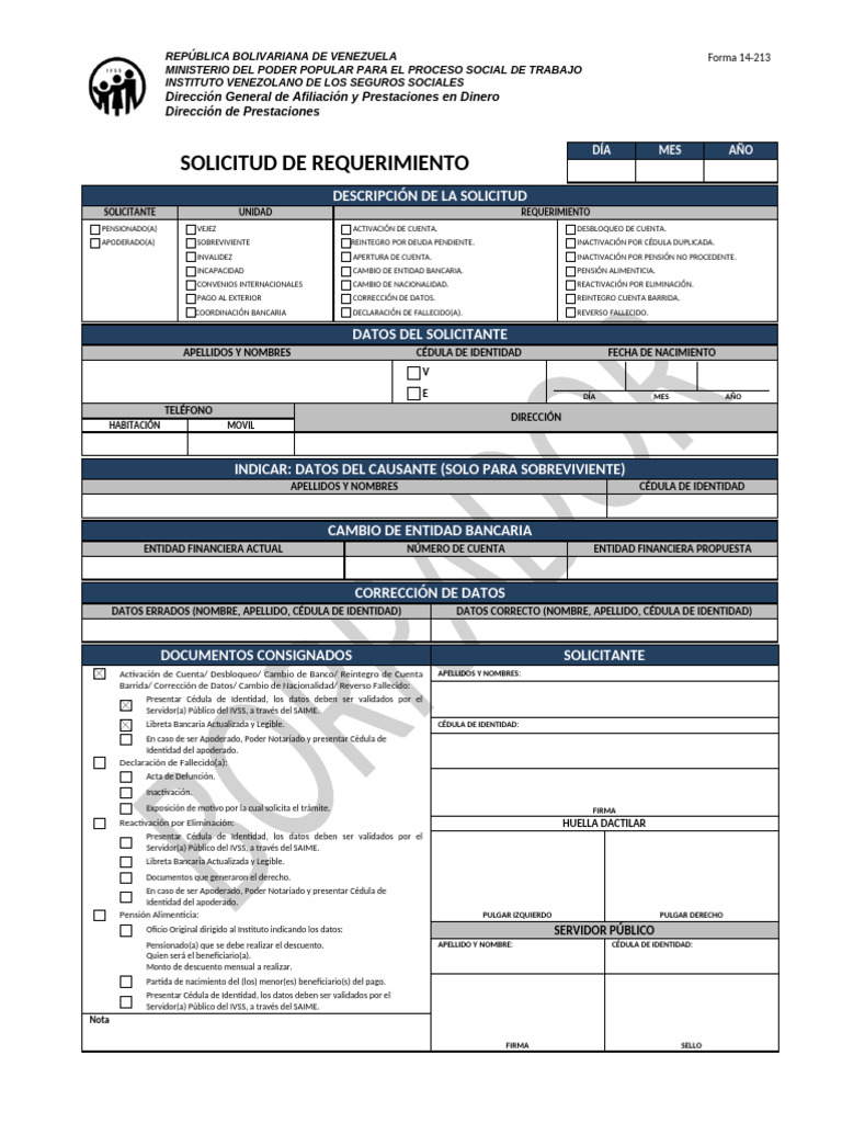 REQUERIMIENTOS | PDF
