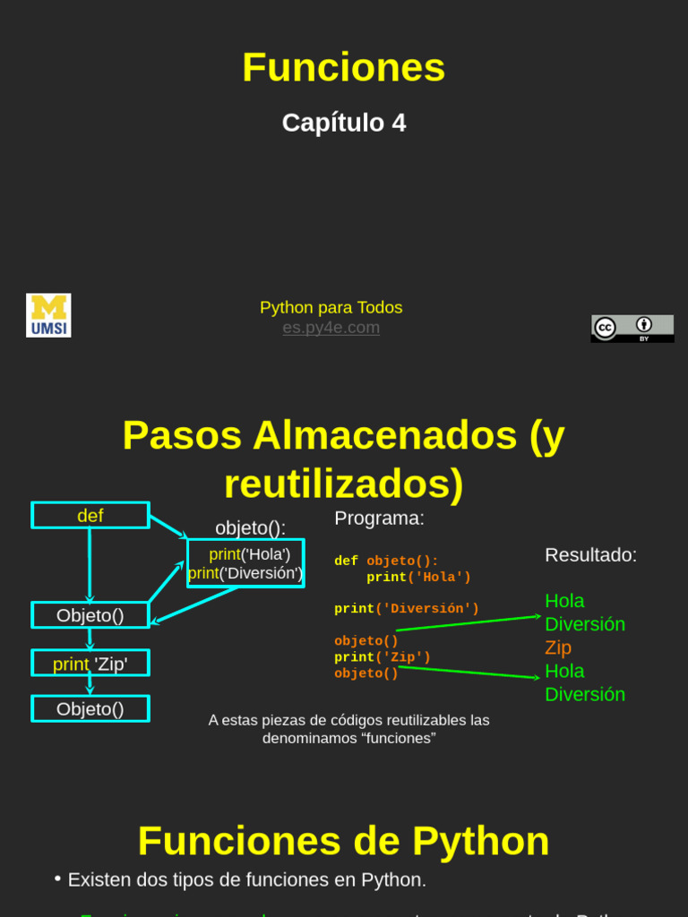 Pythonlearn 04 Funciones | PDF