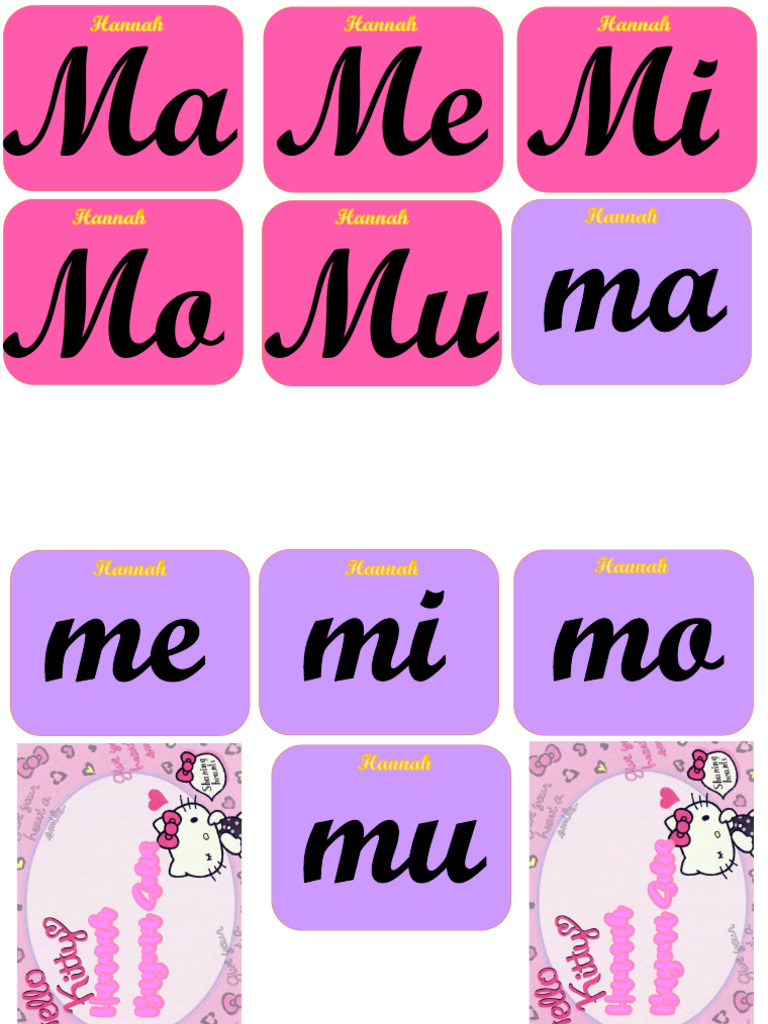 Ma Me Mi Mo Mu | PDF