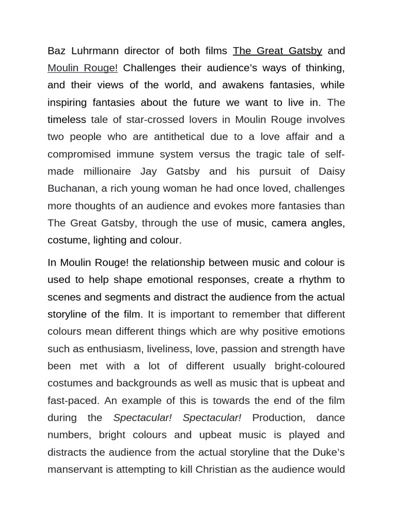 Film Study Essay | PDF