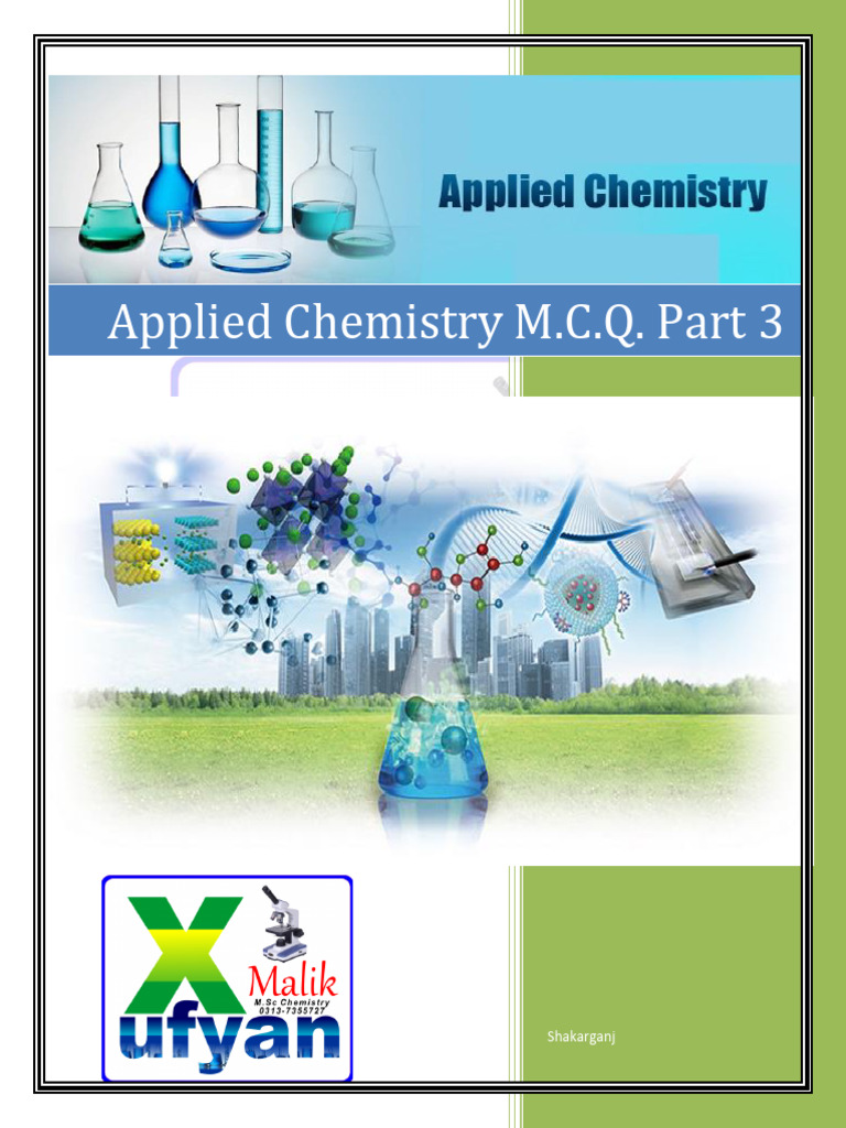 Applied Chemistry Mcqs Part 3 Pdf 