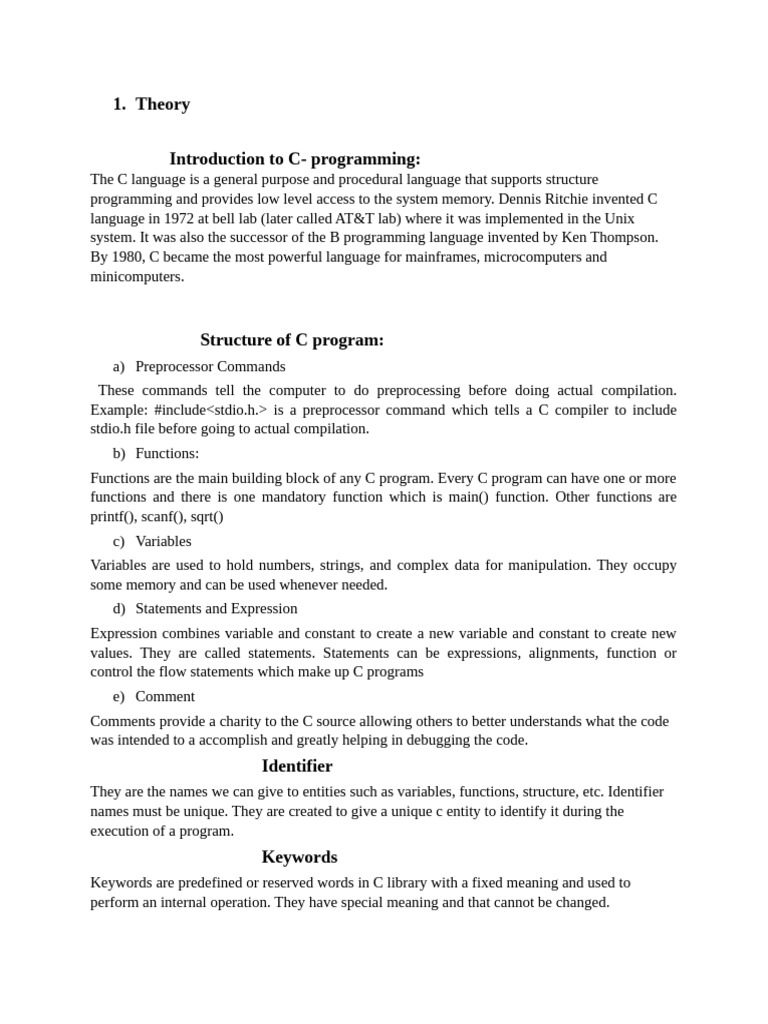 Programming Project | PDF