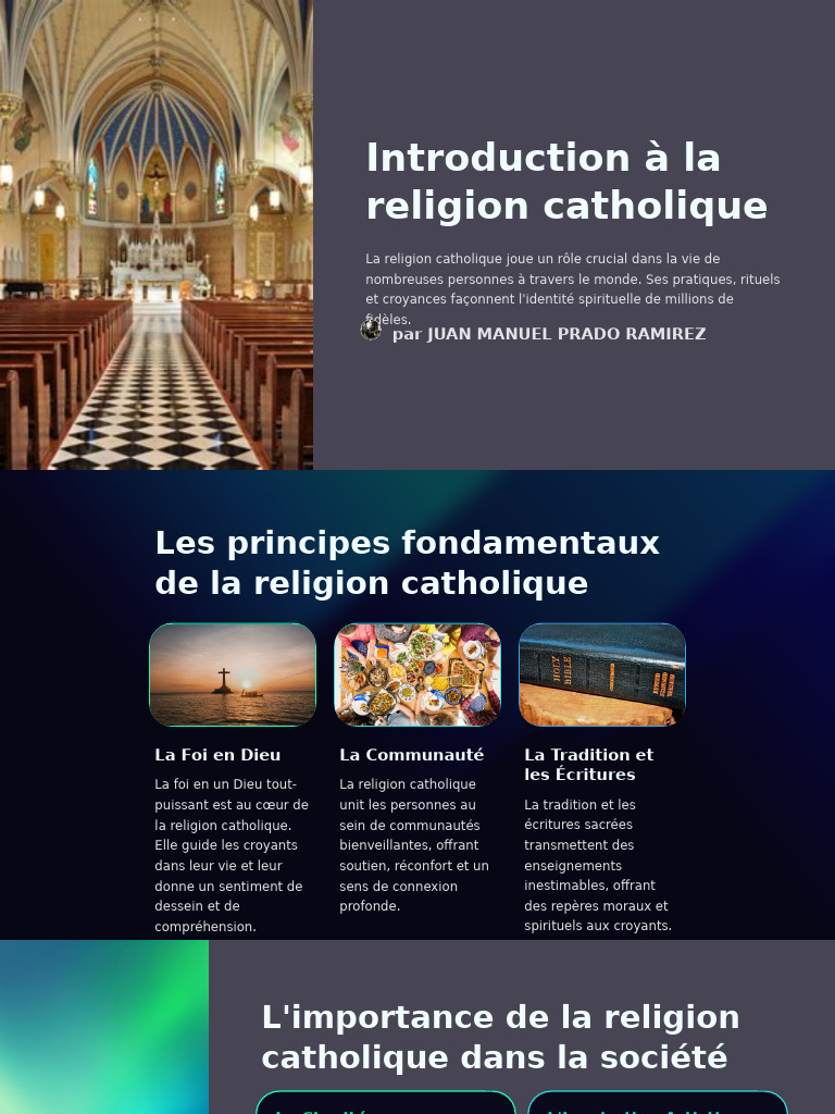 Introduction A La Religion Catholique | PDF