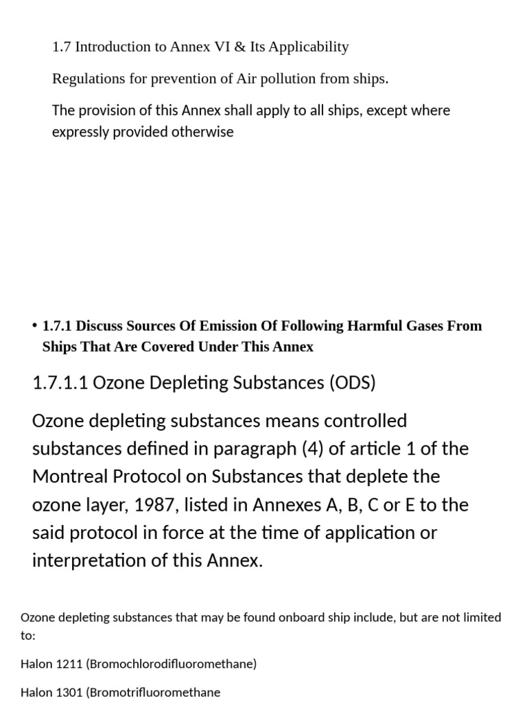 1.7 MARPOL Annex VI | PDF