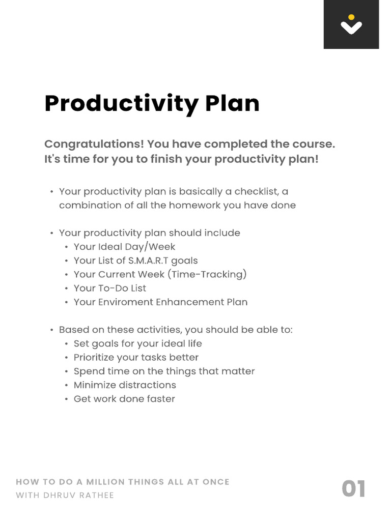 Productivity (@FPC 01) | PDF