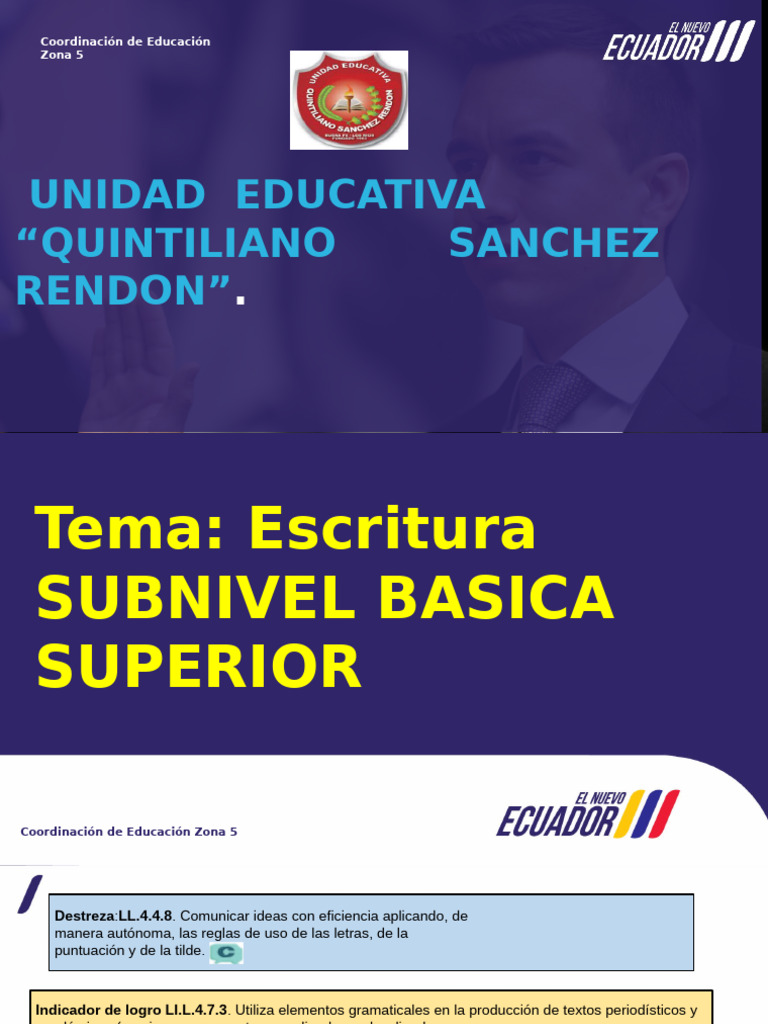 Tema Escritura | PDF