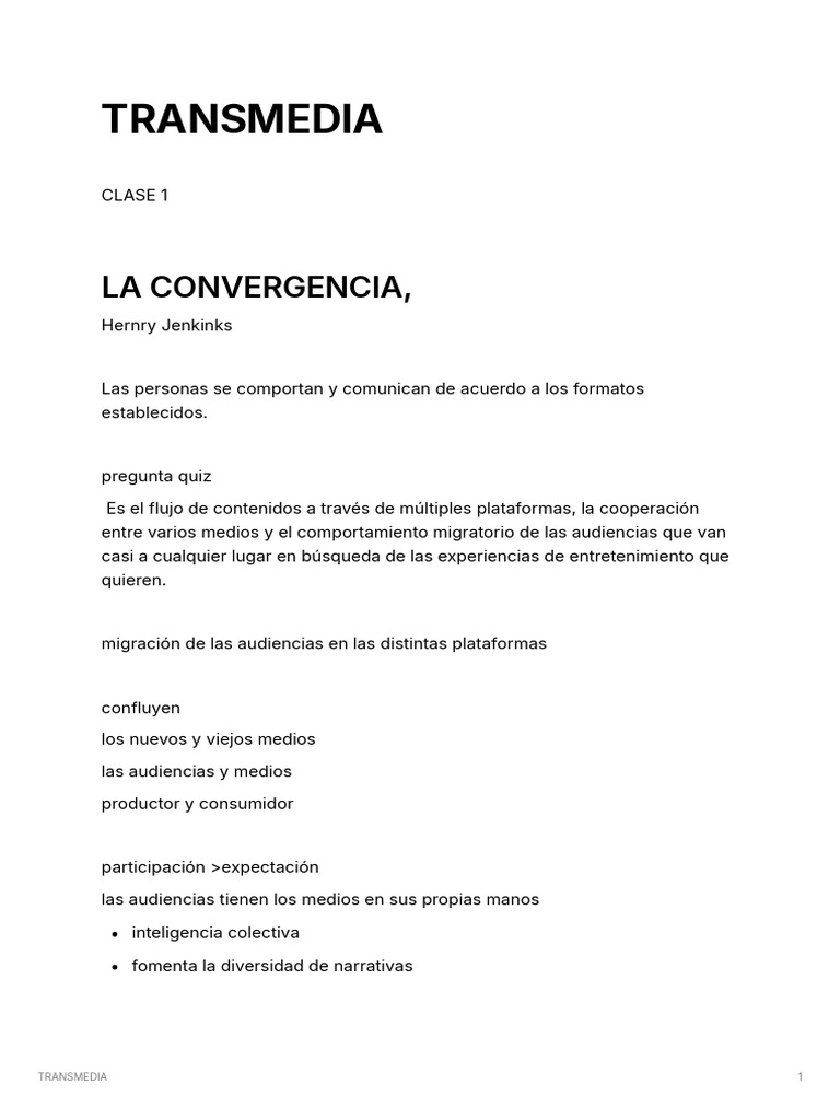TRANSMEDIA | PDF