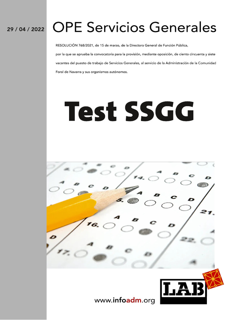 TEST SSGG FINAL | PDF