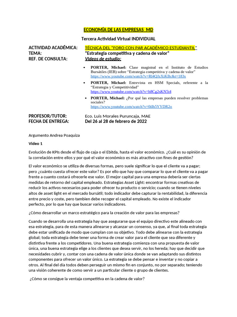 Resumen Videos | PDF