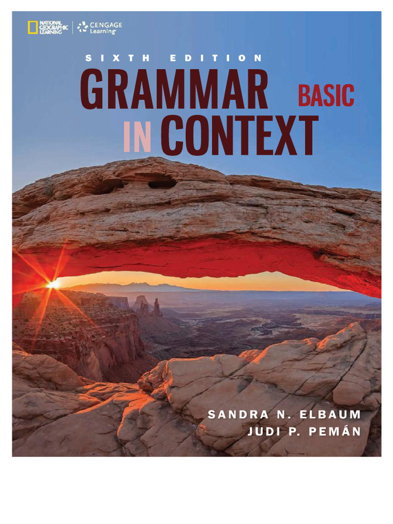 Grammar in Context Basic Grammar in Context Sixth Edition Sandra N ...