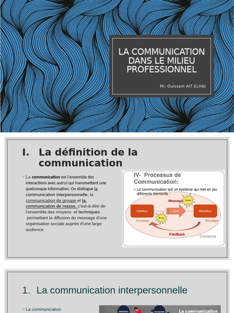 La Communication | PDF