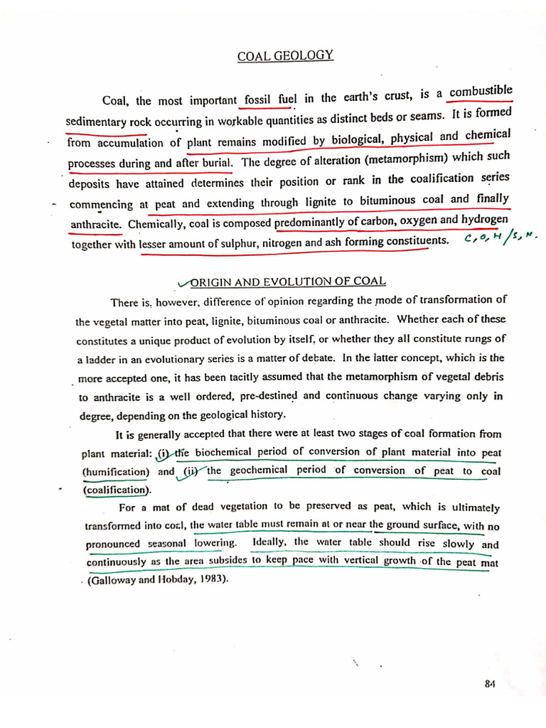 Coal - Geology #GSI | PDF
