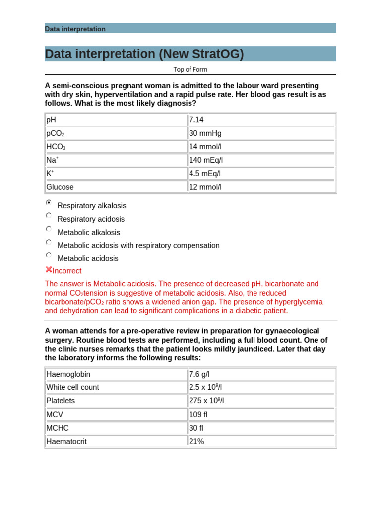 Data-Interpretation MRCOG | PDF | Hepatitis B | Childbirth