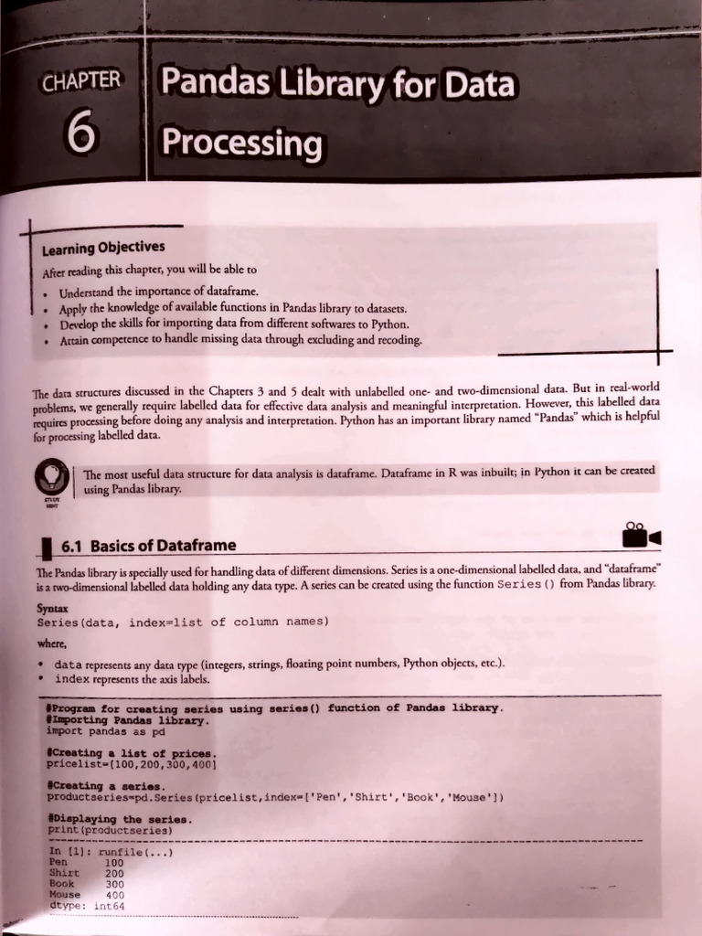 Panda Library ML | PDF