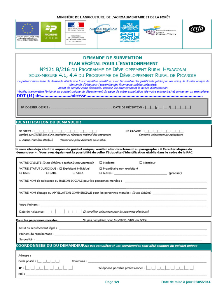 Cerfa 15123-01 | PDF