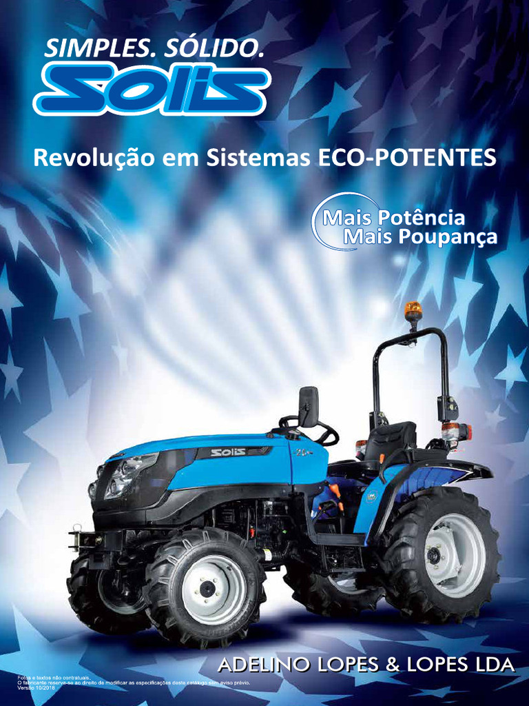 Catalogo Trator Solis 20 26 | PDF